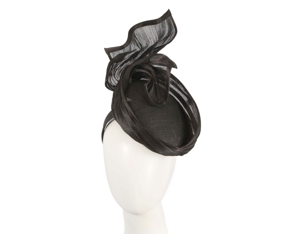 Constructed black fascinator by Fillies Collection in Australia ...