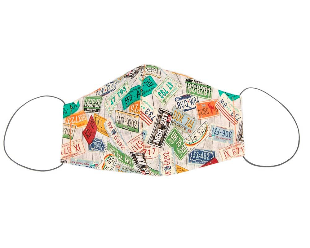Comfortable re-usable cotton face mask Number Plates Online in ...