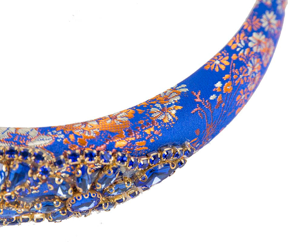 Exclusive Royal Blue Headband Fascinator By Cupids Millinery Online In