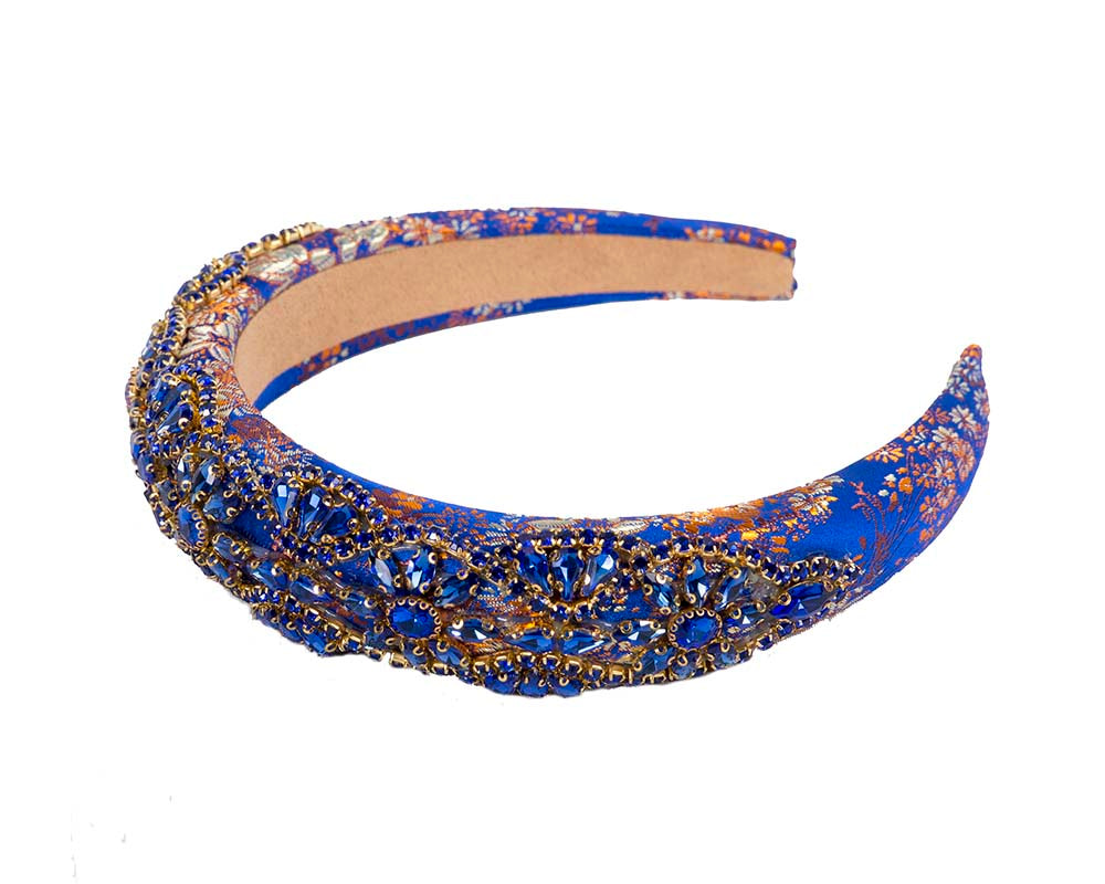 Exclusive Royal Blue Headband Fascinator By Cupids Millinery Online In