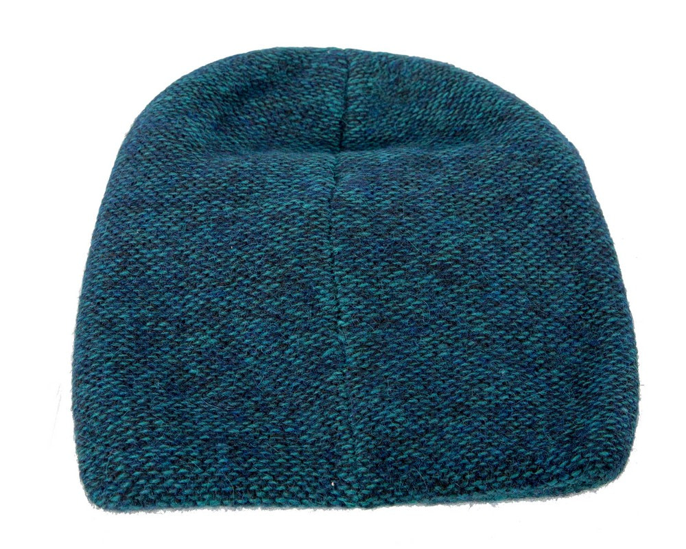 Aqua Warm Wool Beanie. Made In Europe - Fascinators.com.au