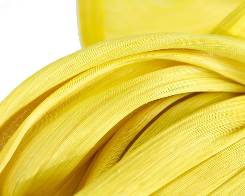 Bespoke fluro yellow racing fascinator by Fillies Collection ...